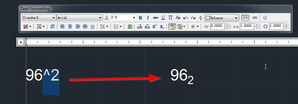 How To Write Superscript And Subscripts In CAD GstarCAD
